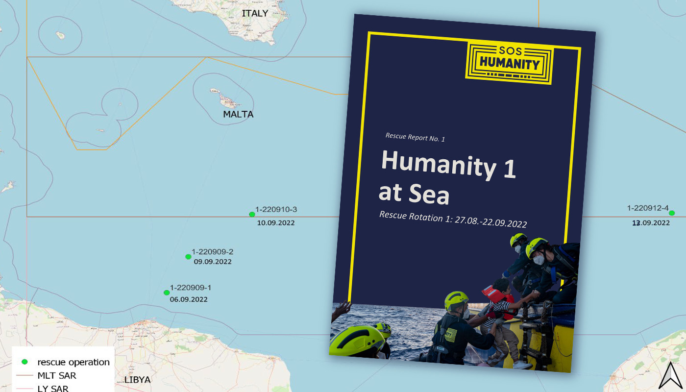 Rescue Report No. 1: Humanity 1 at Sea - SOS HUMANITY