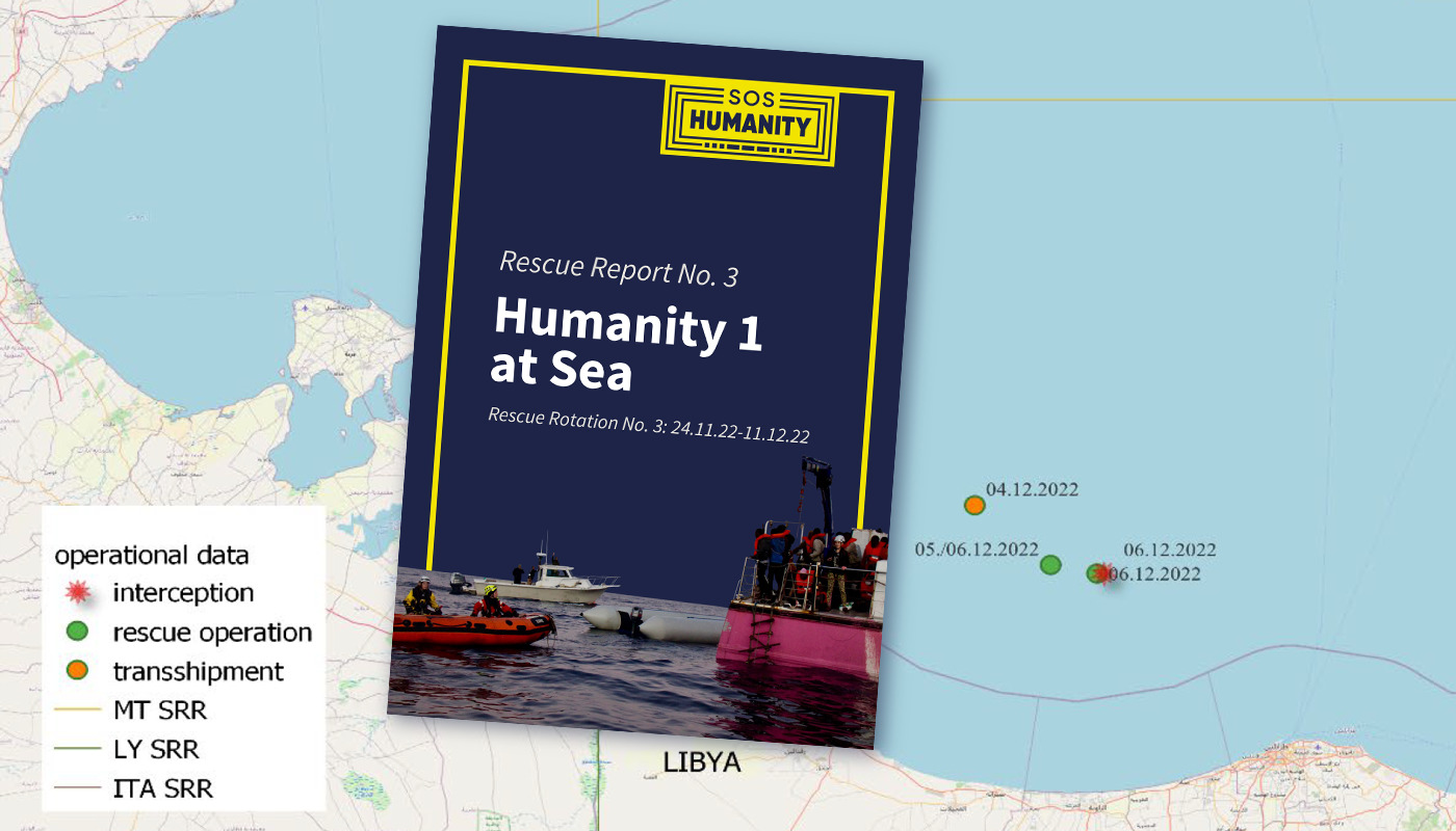 Rescue Report No. 3: Humanity 1 at Sea - SOS HUMANITY
