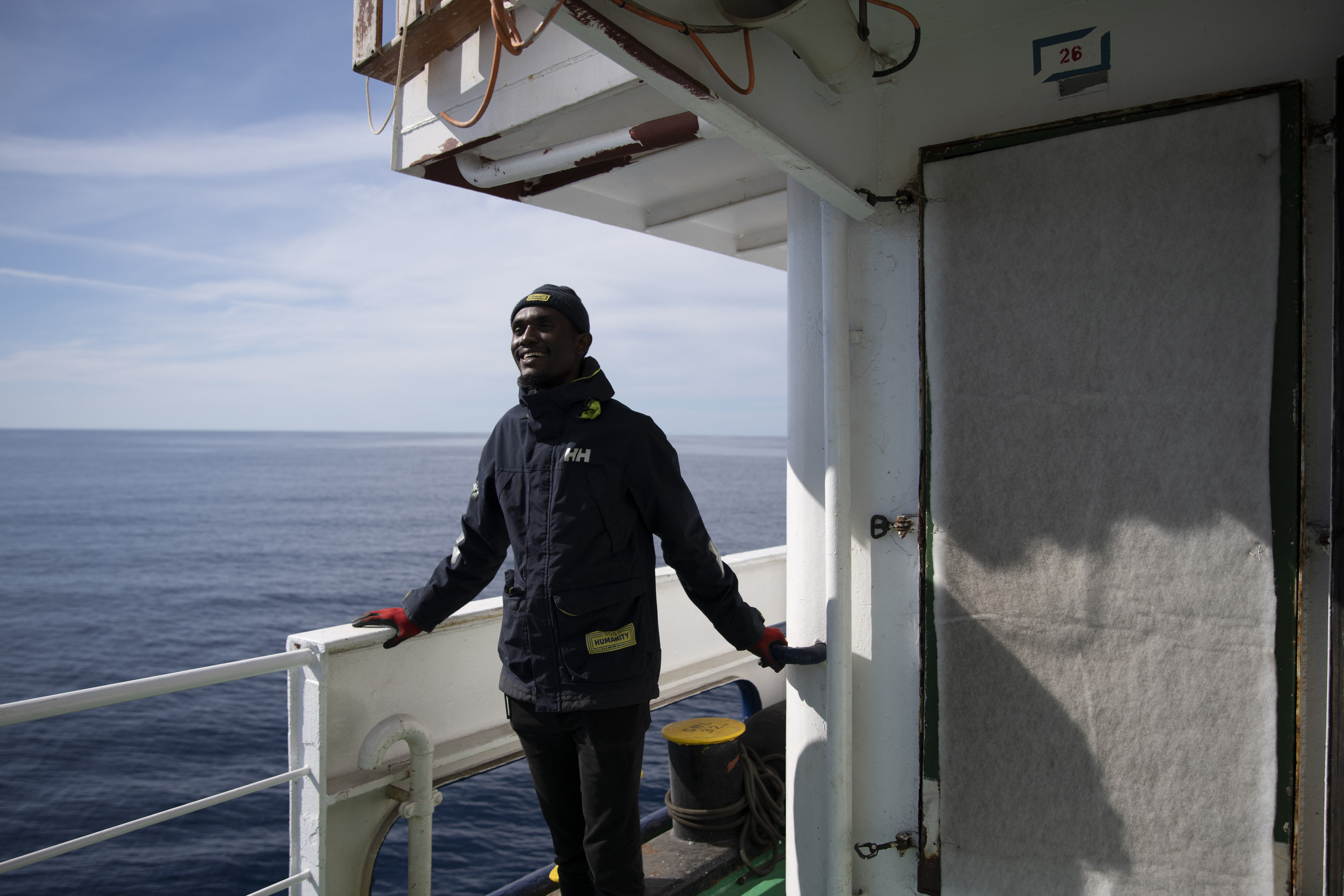 Trust through hope: Engineer Patrick reports from on board - SOS HUMANITY