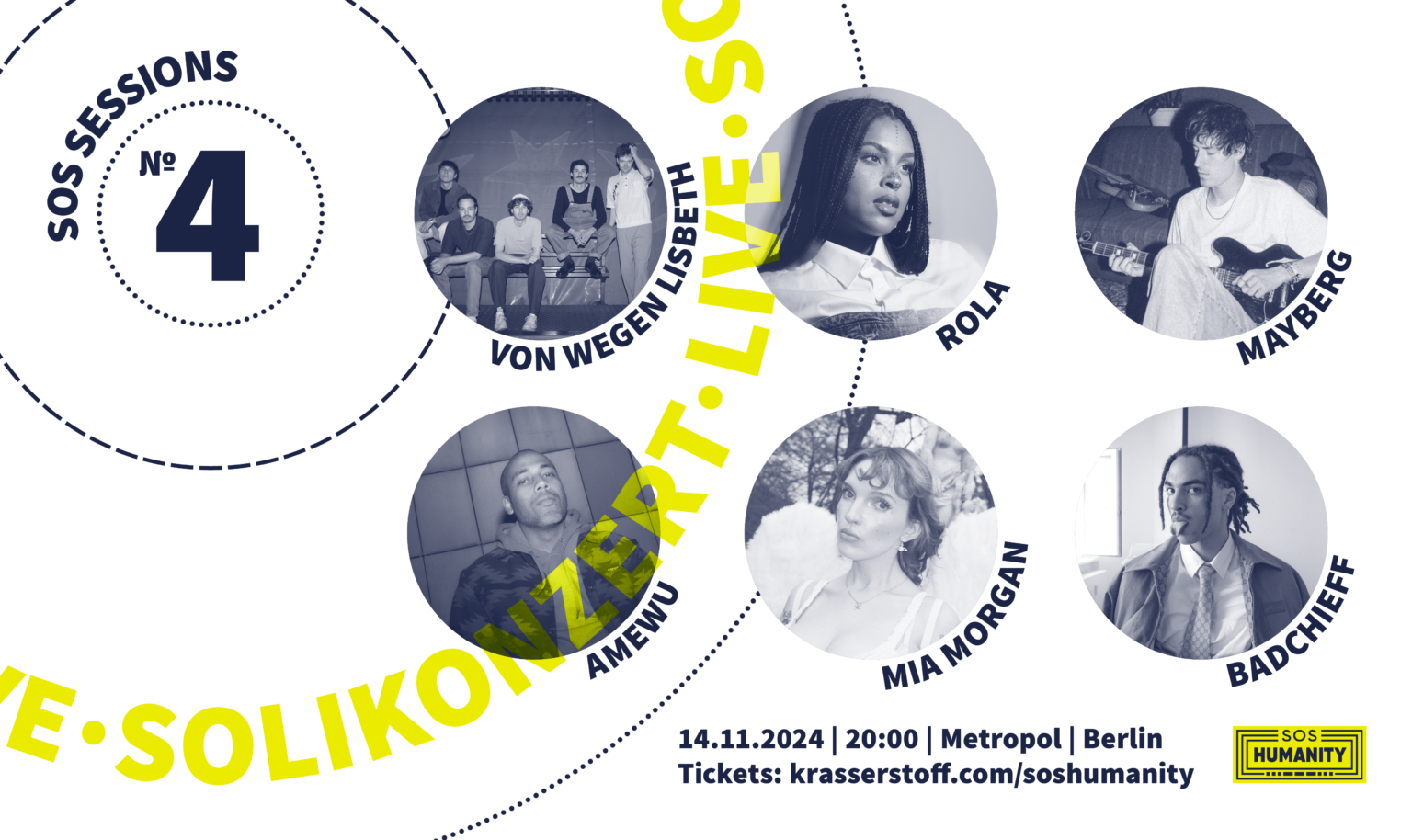 SOS Sessions 2024 Lineup - SOS Humanity